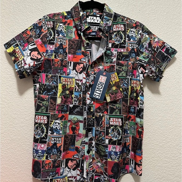 RSVLTS | Shirts & Tops | Rsvlts Boys Star Wars Shirt Comic To The Dark ...